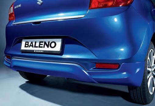 Suzuki Baleno Rear Under Spoiler, Primed | Suzuki Exterior Styling ...